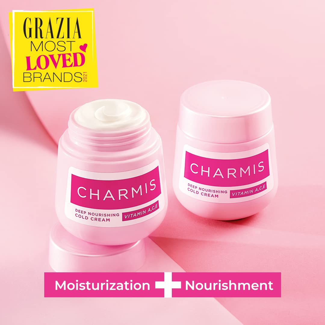 4x Charmis Deep Nourishing Cold Cream, Face Cream With Vitamin C, A an ...