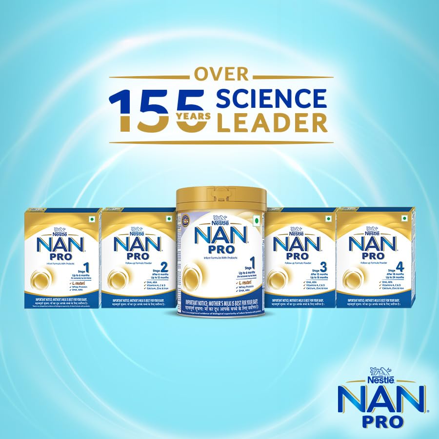 NAN Pro Stage 2 Follow-Up Formula Milk Powder For Babies (After 6 Mont ...